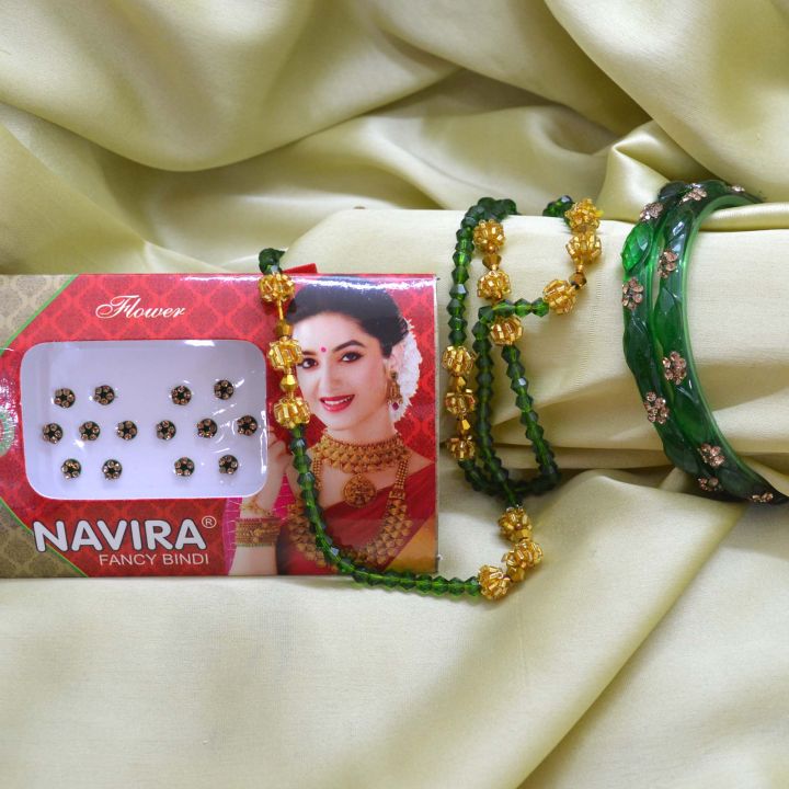 Shrawan Special Green Bala / Bangles / Chura Set for Women | Daraz.com.np