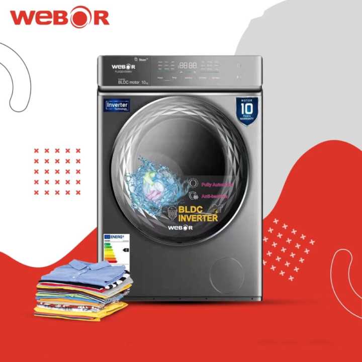 Webor 10 KG Inverter Washing Machine | Daraz.com.np