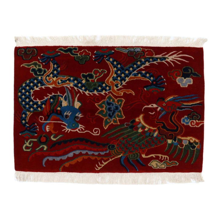 Red Dragon Design 100% Woolen Door Carpet 90*59Cm | Daraz.com.np