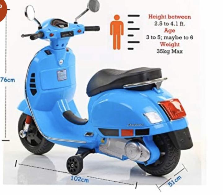 Kids Vespa Scooter baby toys for ( 2-10 year) | Daraz.com.np