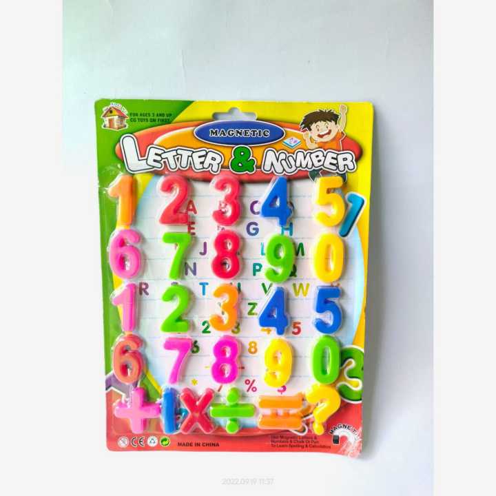 Magnetic 123 Learning Letters Numbers For Kids | Daraz.com.np