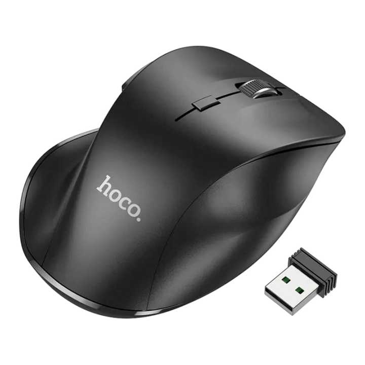 Hoco GM24 Wireless Mouse Dual Mode Bluetooth 2.4gHz USB Side Buttons ...