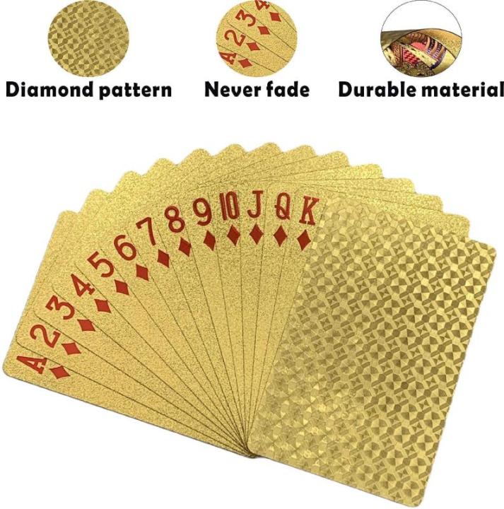 24k Golden Tass Playing Cards | Daraz.com.np