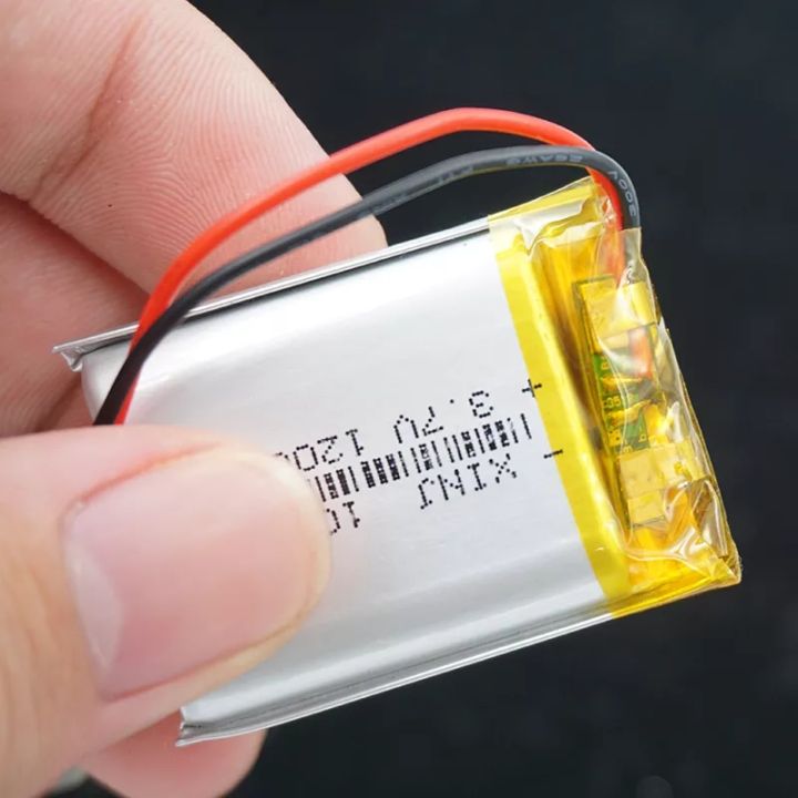 1200mAh 3.7V Polymer Lithium Battery Small Digital Toy Rechargeable ...