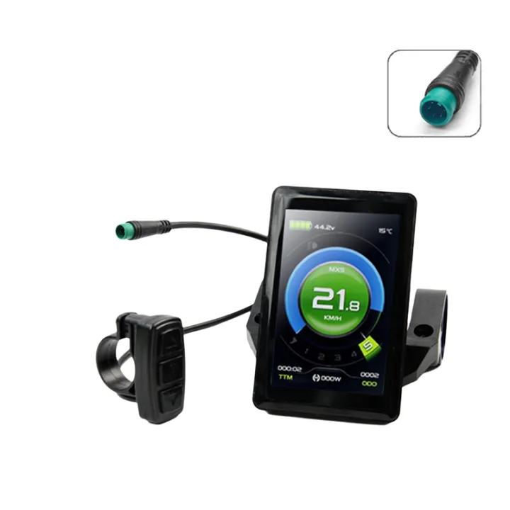 Electric Bicycle Color Display KT TF02S 24V 36V 48V Intelligent Control Panel Display Ebike Kit ...