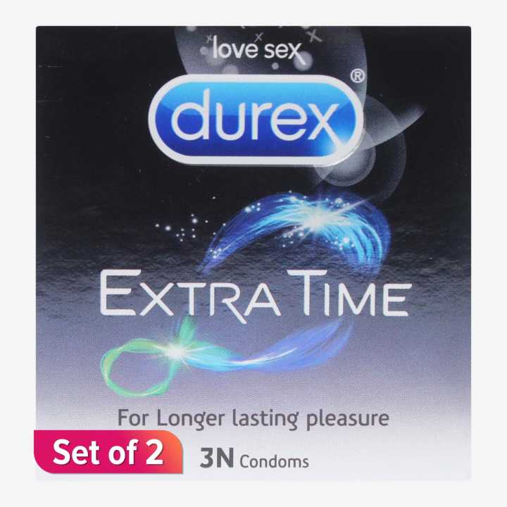 Durex Extra Time Condom 3Pcs Sets Of 2 | Daraz.com.np