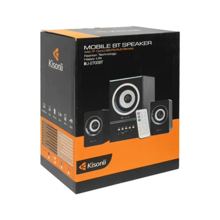 Kisonli Speakers U-2700Bt 2in1 Woofer | Daraz.com.np