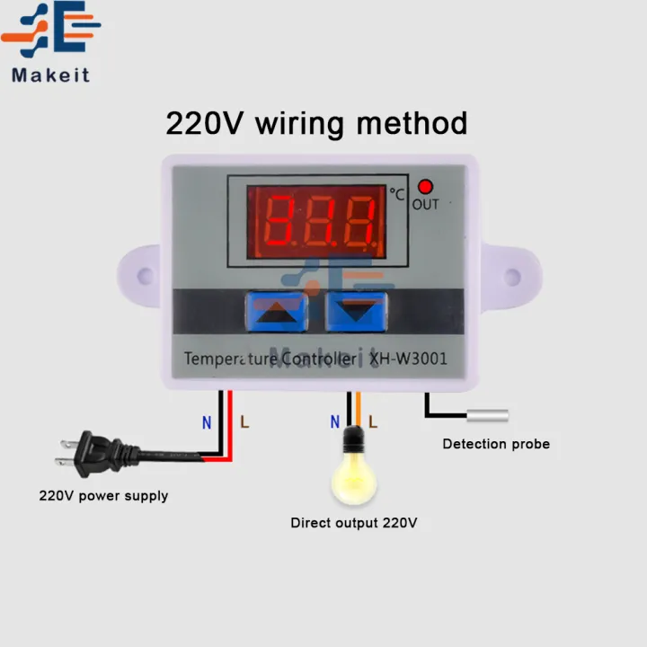 XH-W3001 W3002 Water Cooler Temperature Controller 12V/24V/110V 220V ...