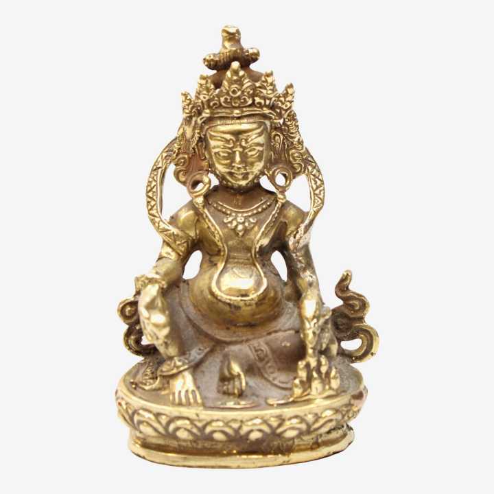Golden Color Brass Kuber Statue 3" | Daraz.com.np
