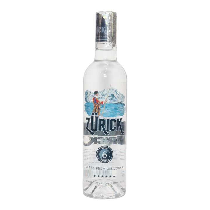 Zurick Triple Distilled 6 times Filter Vodka 375ml | Daraz.com.np