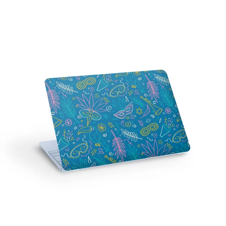 Laptop Back Sticker For Up to 15.6inch Laptop (Carnival Pattern ...