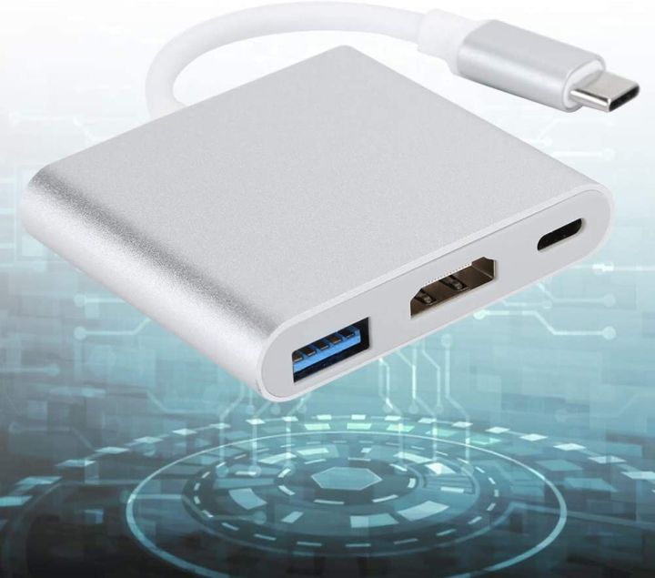 Usb C To Hdmi Adapter, Tobo Usb Type C Adapter Multiport Av Converter ...