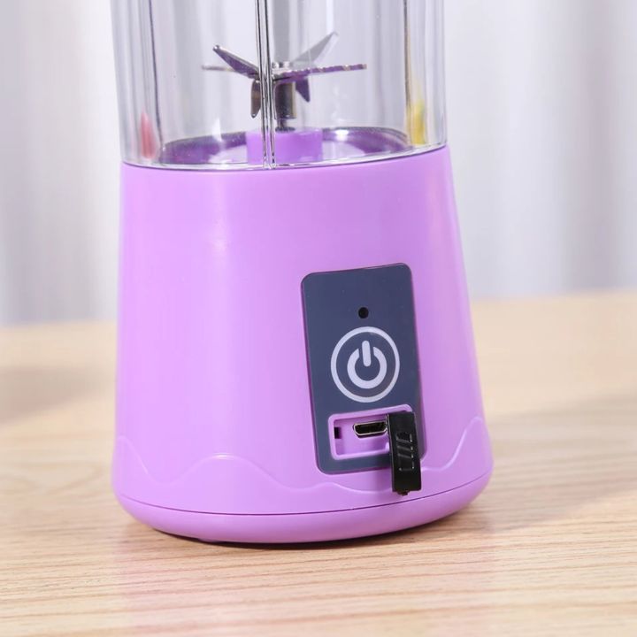 6 Beads 380ml Portable Blender USB Mixer Electric Juicer Machine ...