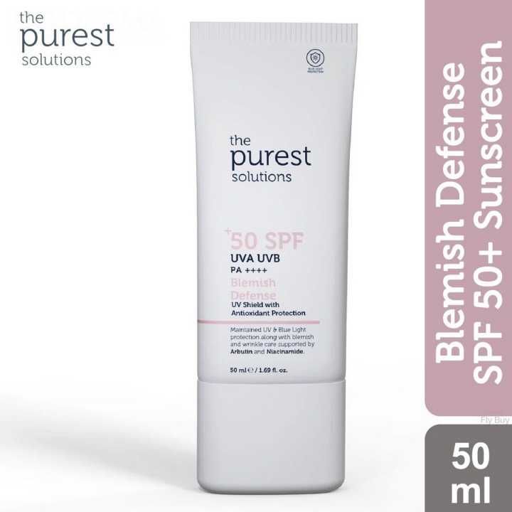 The Purest Solutions Blemish Defense UVA/UVB Antioxidant Protection For ...