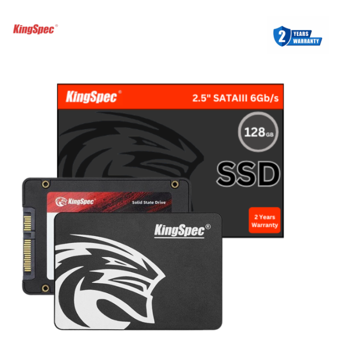 KingSpec 128GB SATA Solid State Drive SSD with 2 Years Warranty | Daraz ...