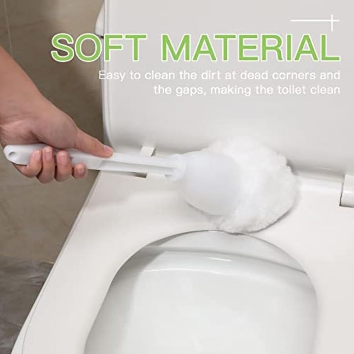 Toilet Brush Soft Swab Toilet Mop Toilet Brush Dead Corner Cleaners ...