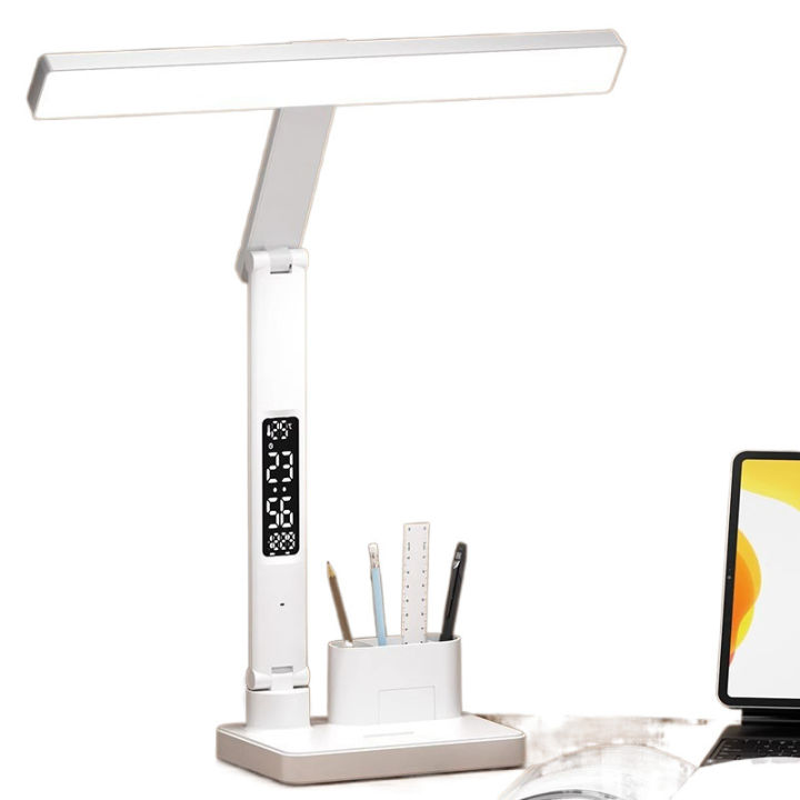 National Grade Desk Lamp Eye Protection Study with Clock for Children ...