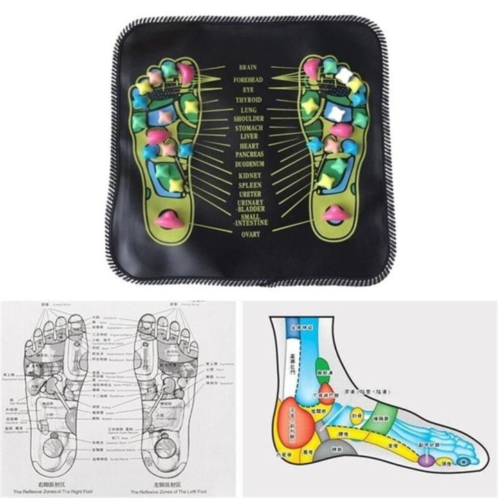 Acupressure Leg Relaxation Pain Relieve Walk Stone Mat Reflexology Walk ...