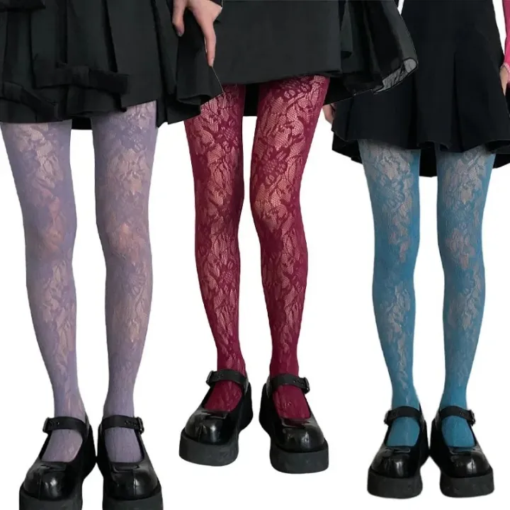 leggings hip high elastic jk babes saffron gothic fashion Y2k promo cut ...