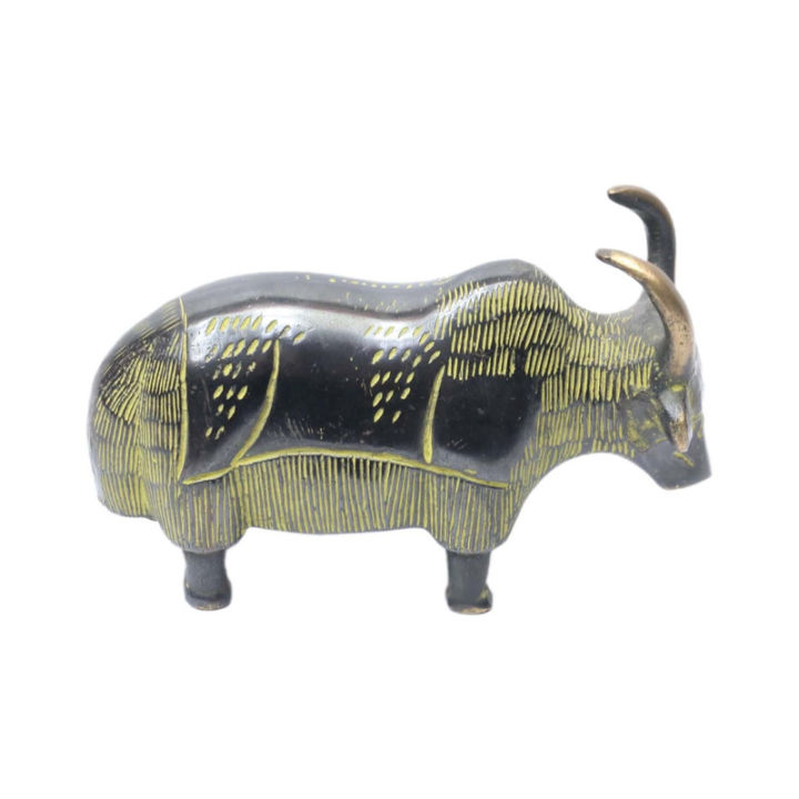 Black Handmade Yak Brass Statue 16cm | Daraz.com.np