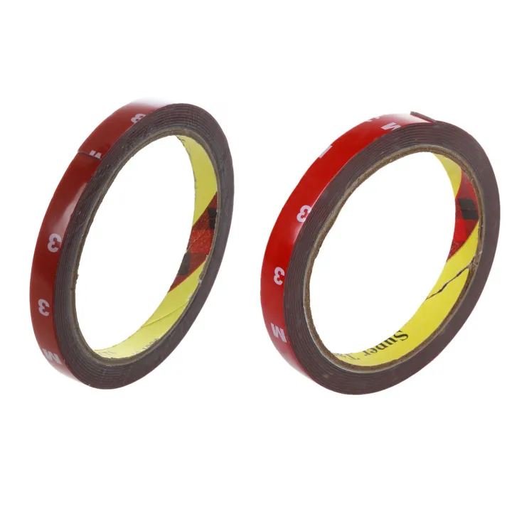 NAMUNY 2 Pcs Strong Permanent Double Sided Super Sticky Foam Tape Roll ...