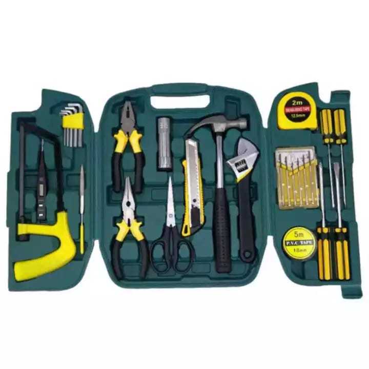 27Pcs Household Tools Set Mixed Ironware Hardware Kit Box | Daraz.com.np