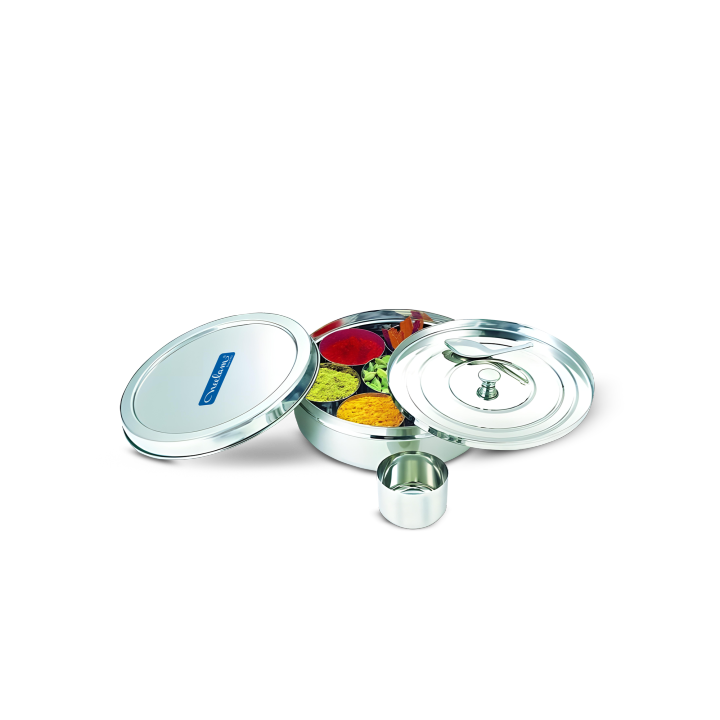 Neelam Dinnerware Stainless Steel Masala Dabba No. 12 | Daraz.com.np
