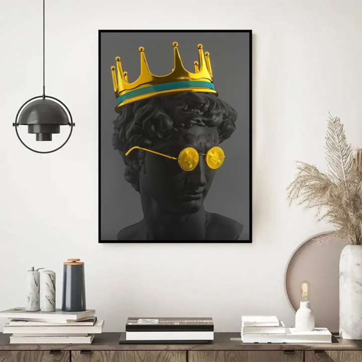 Sculpture David Popolo Art Classic Vintage Posters Vintage Room Bar ...