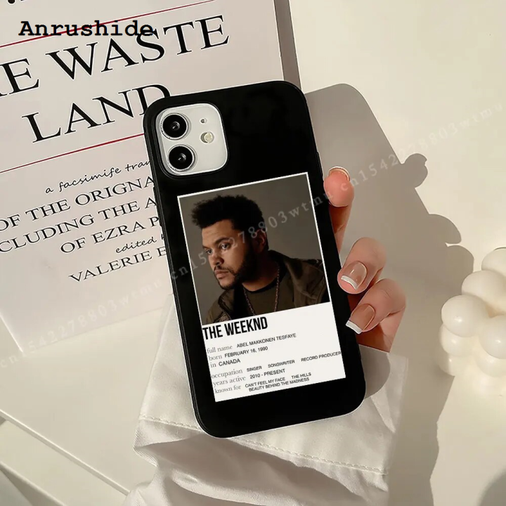 Anrushide The Weeknd Minimalist Poster Phone Case For iPhone 12 11 13 ...