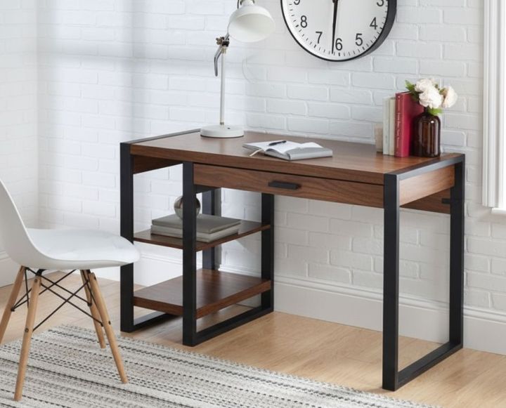 Axis Metal And Wooden Table With Strong Frame and Drawer Beautiful ...