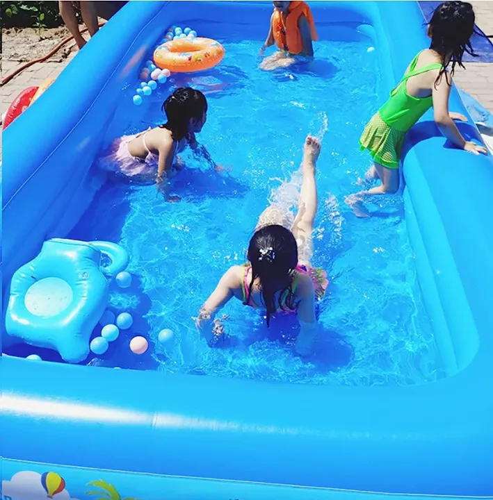 Inflatable Swimming Pool, Family Kiddie Paddling Pool, Inflatable Pool ...