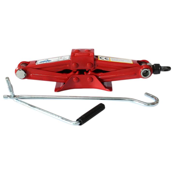 1 Ton Stabilizer Scissor Jack With Handle Lift Levelers - Red | Daraz ...