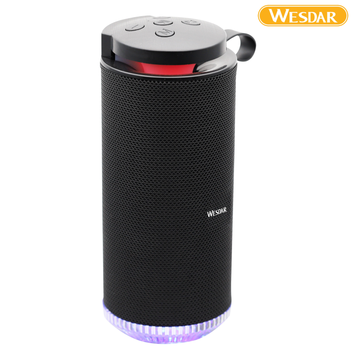 WESDAR K219 Bluetooth Speaker – Dual 5W Drivers, 1200mAh Battery, TWS Pairing, FM/TF/USB ...