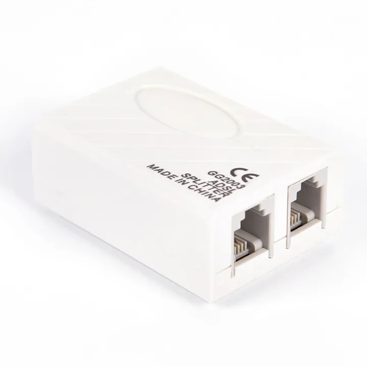 RJ11 Line ADSL Broadband Phone Line Filter Splitter Telephone Modem ...