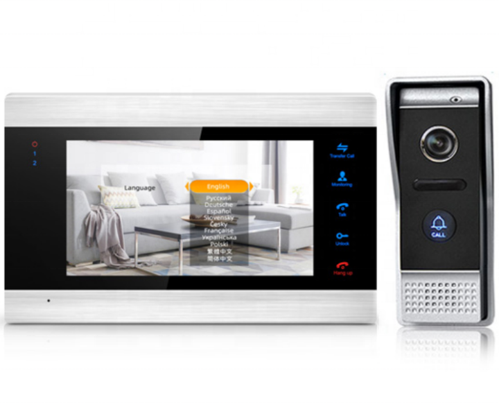 Tuya Smart WIFI Video Door Phone Kit With Indoor Monitor | Daraz.com.np