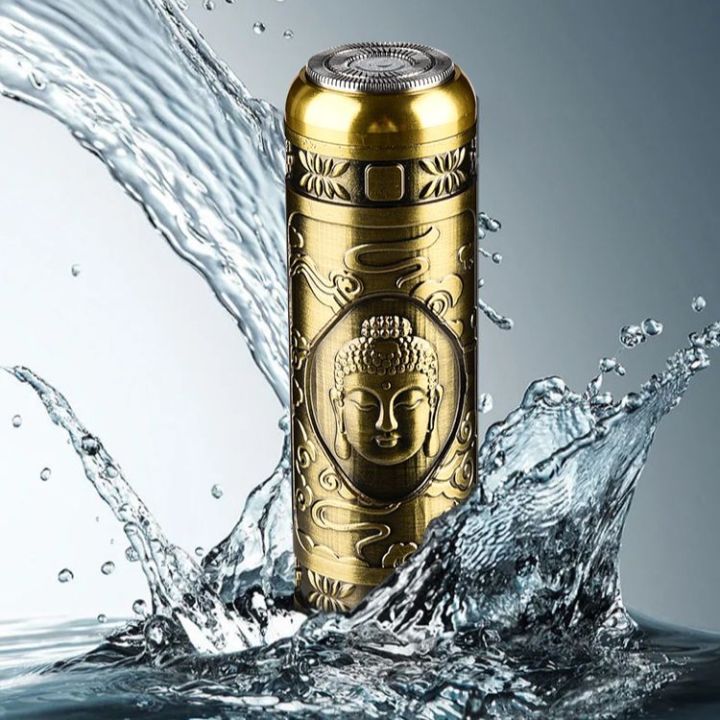 USB Rechargeable Razor HW-T8 Shaver for Men and Women with Buddha ...