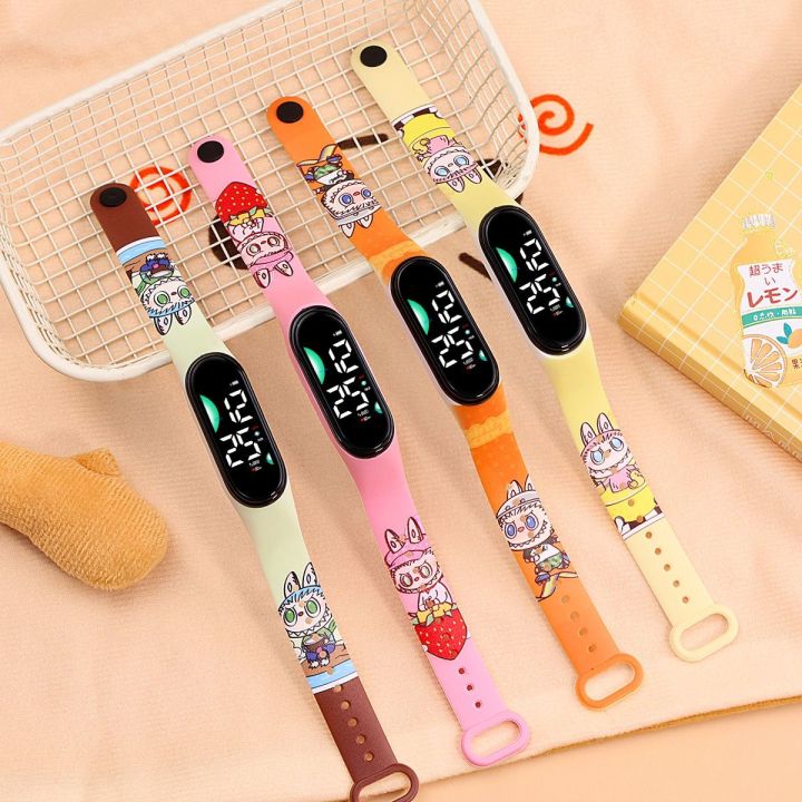 Labubu Doll Printed Electronic Watch for Middle and High School ...