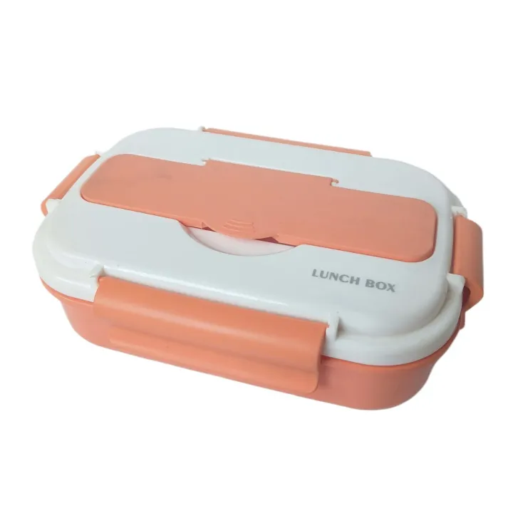 3 Compartment BPA Free Plastic Lunch Box With Spoon & Fork For Kids ...