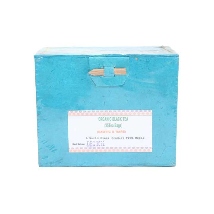 Light Blue Box Organic Black 25 Tea Bags | Daraz.com.np