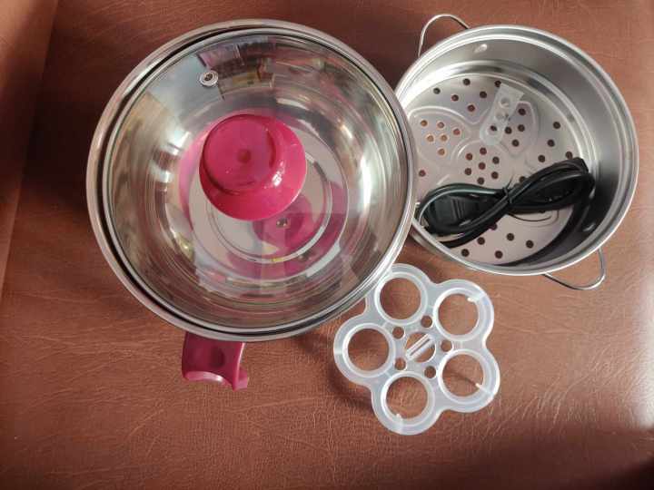 Portable Electric Frying Pan and Mini Rice Cooker - Momo Steamer ...