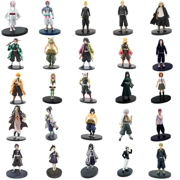 Dongzhu Anime Demon Slayer Figure Kamado Tanjirou Nezuko Action Figures ...