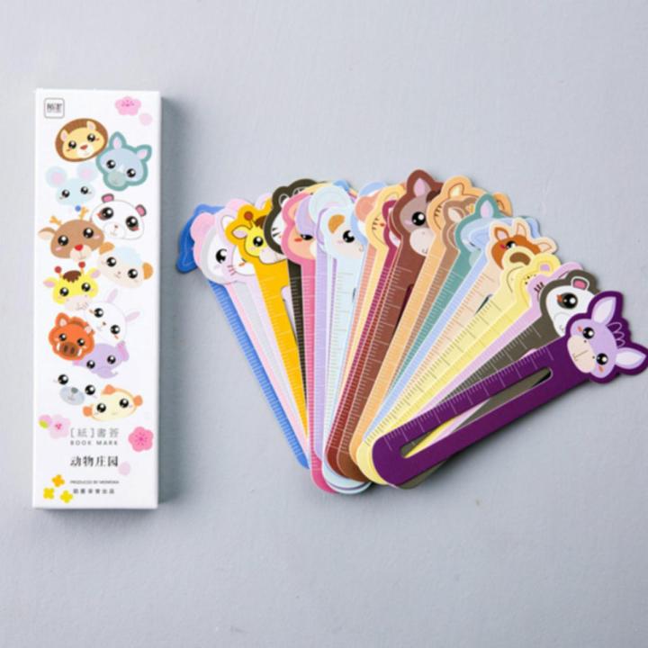 RHS Online 30 PCS Kawaii Cute Animal Farm Paper Bookmark for Book ...