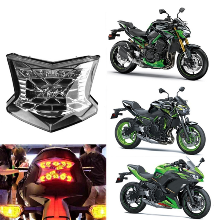 Motorcycle LED Tail Light Rear Brake Stop Lamp Turn Signal Light ...