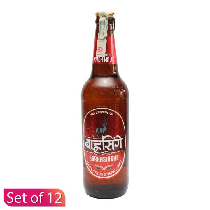 Barahsinghe Super Strong Beer 650ml Set of 12 | Daraz.com.np