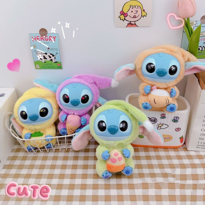 Creative Vinyl Face Stitch Doll Pendant Nightcap Anime Figure Stitch ...