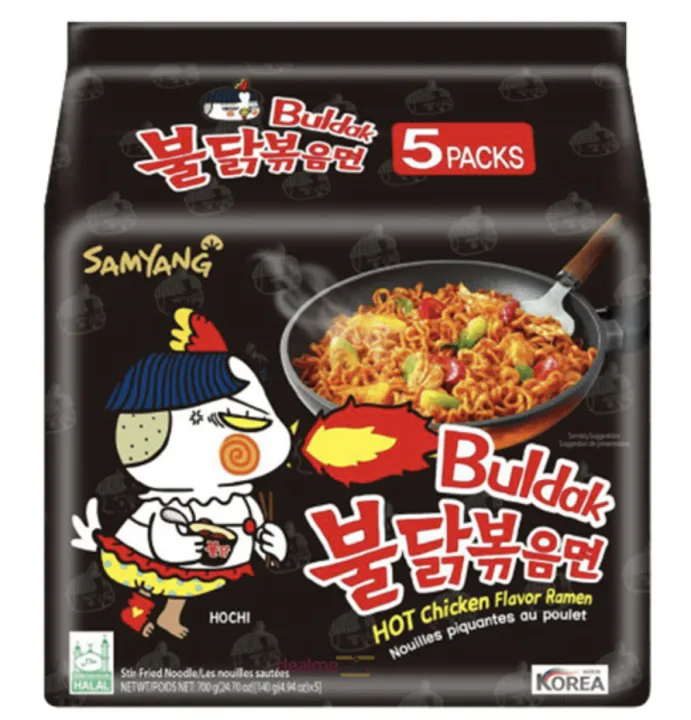Samyang Buldak Hot Chicken Favor Ramen 5Packs(140g*5=700g) | Daraz.com.np