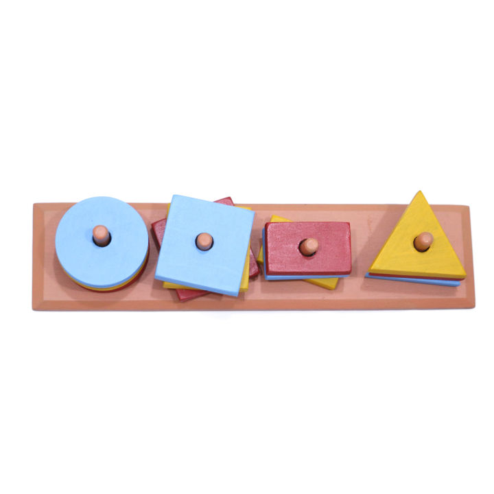Shape Sorting Board For Kids (Wooden) | Daraz.com.np
