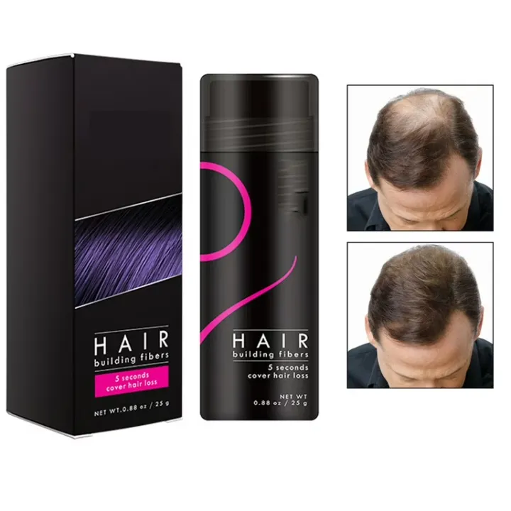 Hair Building Fiber | Instant Thicker, Fuller Hair | Conceal Bald Spots ...