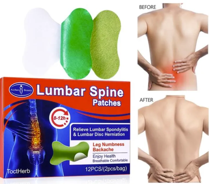 Lumbar Spine Patches – Relief for Lumbar Spondylitis, Disc Herniation ...