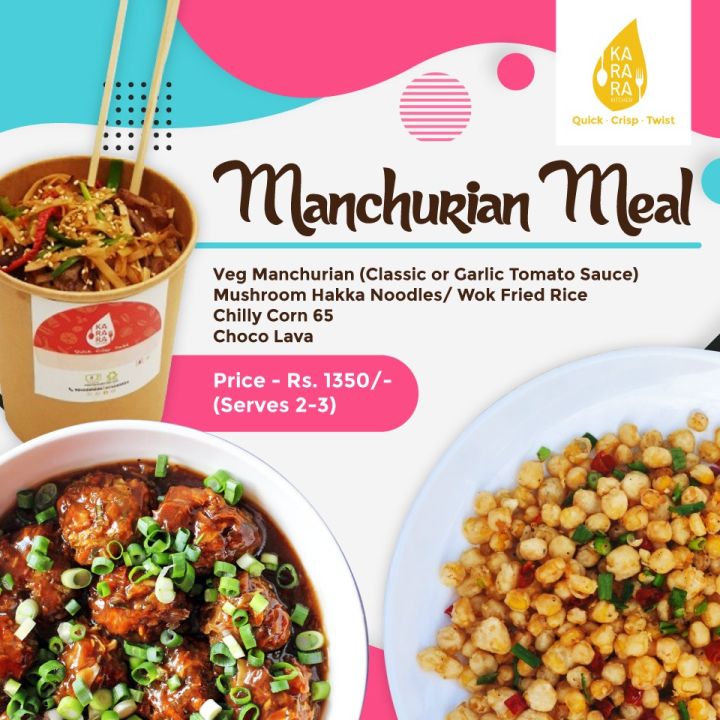 Karara Kitchen Veg Manchurian Family Meal | Daraz.com.np